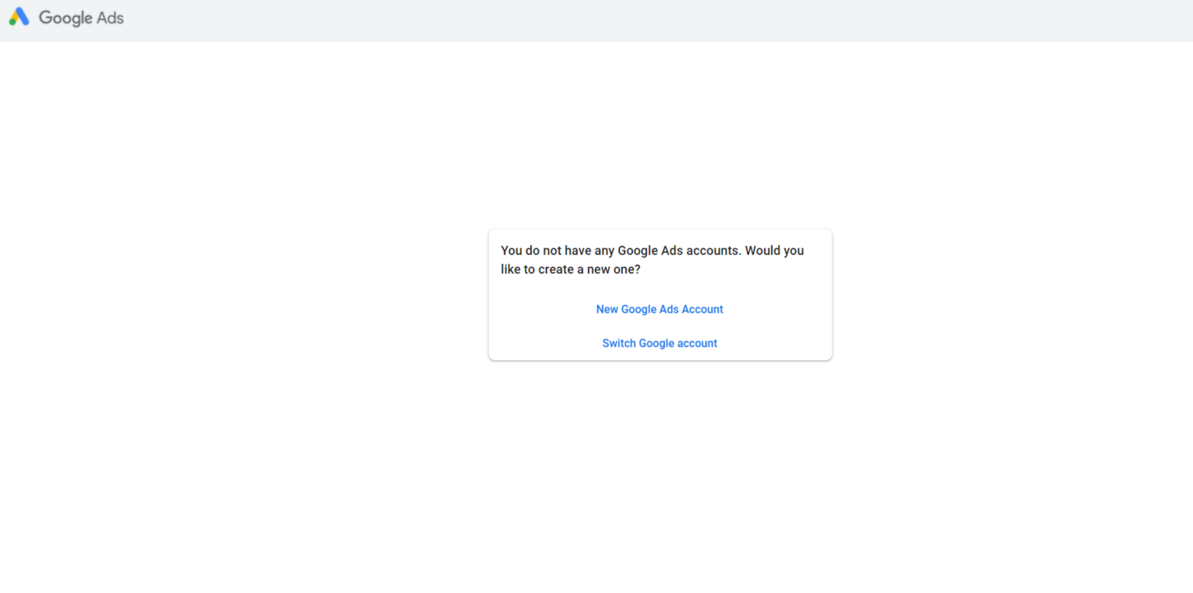 How to Set Up a Google Ads Account Without a Campaign 2026